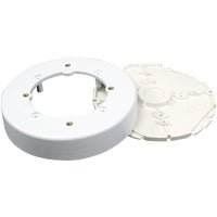 Wiremold White Round Fixture Box NMW4 - Walmart.com