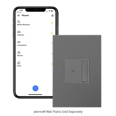 Legrand Adsm703h2 Adorne Paddle 700 Watt Single Pole/3-Way Incandescent ...