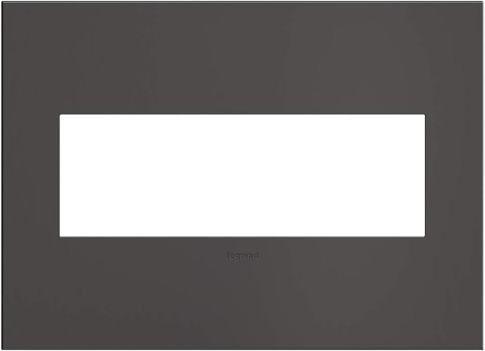 Legrand adorne Brushed Black Nickel, 3-Gang Wall Plate, AWC3GBBN4 ...