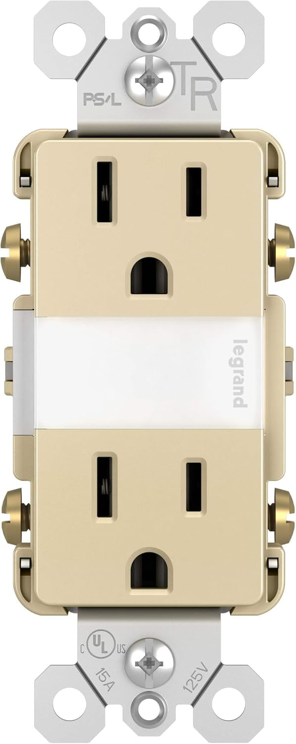 Legrand radiant NTL885TRICC6 15 Amp Adjustable LED Night Light Outlet ...