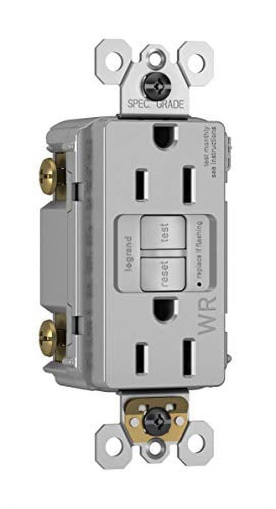 Legrand radiant Self-Test GFCI Weather Resistant Outlets, 15 Amp ... Legrand radiant Self-Test GFCI Weather Resistant Outlets, 15 Amp ...