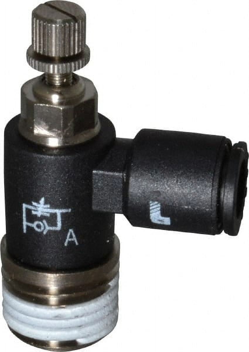 Legris 1/4 Male NPT x 1/4" Tube OD Miniature Exhaust Valve - Walmart.com