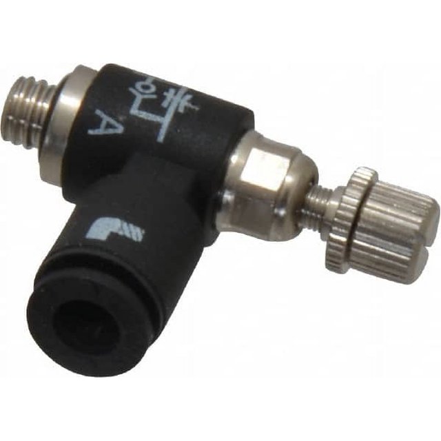 Legris 10-32 Male NPT x 5/32" Tube OD Miniature Exhaust Valve - Walmart.com