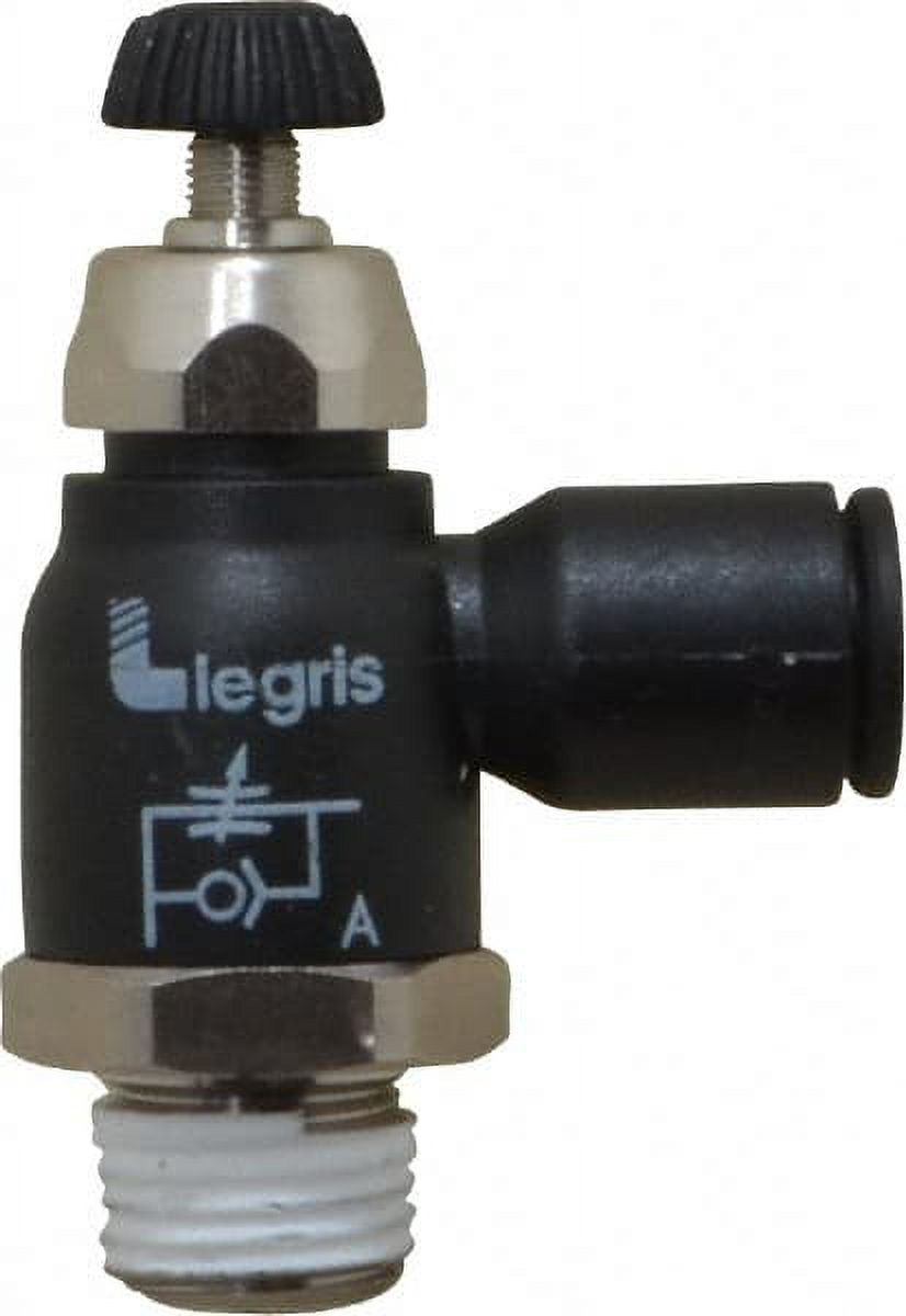 Legris 8mm Tube OD x 1/4 Male BSPT Compact Meter Out Flow Control Valve ...
