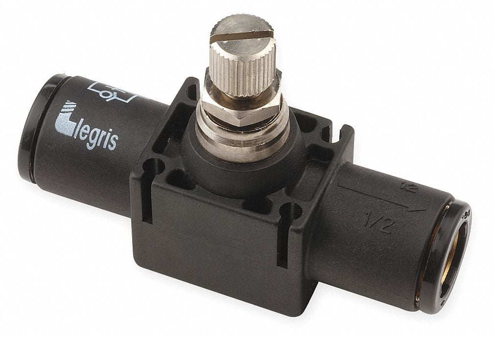 Legris Flow Control Valve,1/2" PTC,1/2" PTC 7770 62 00 - Walmart.com