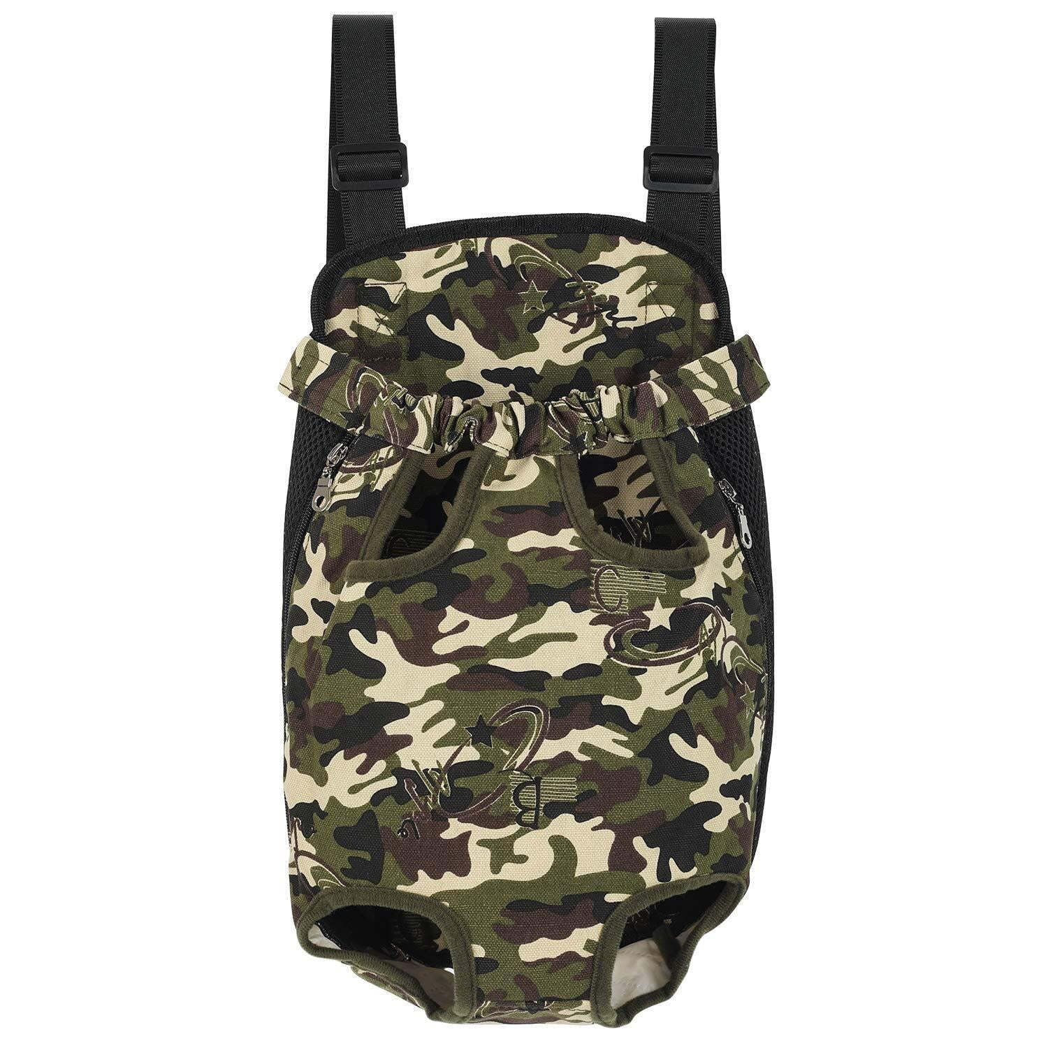 Legs Out Front-Facing Dog Carrier Hands-Free Adjustable Pet Backpack ...