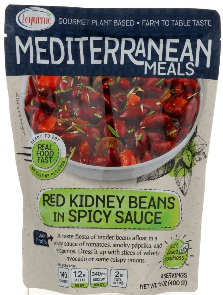 Legurme Ready to Eat Red Kidney Beans in Spicy Sauce, Gluten Free ...