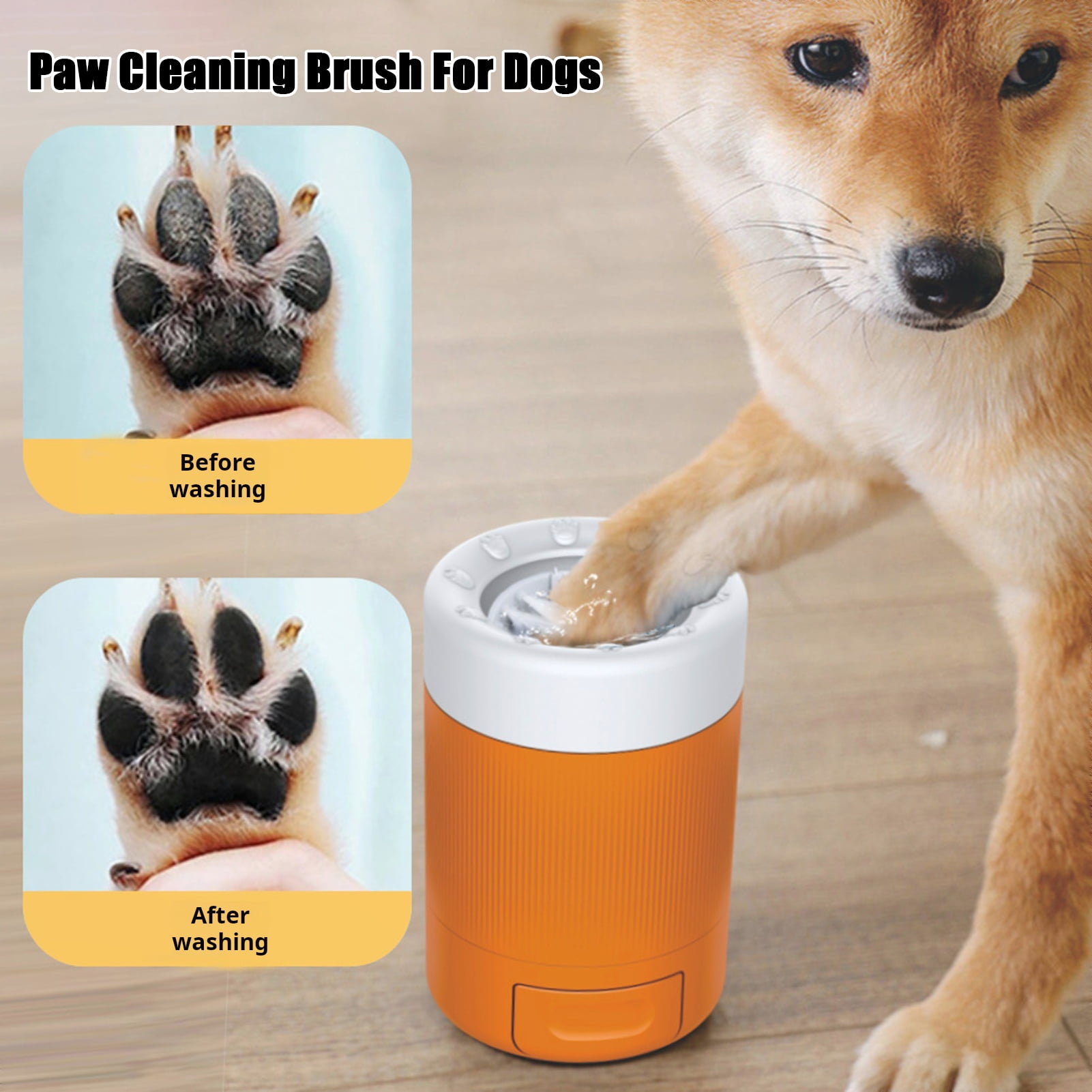 Legxiet Dog Paw Cleaner Automatic Dog Paw Washer Pet Muddy Foot ...