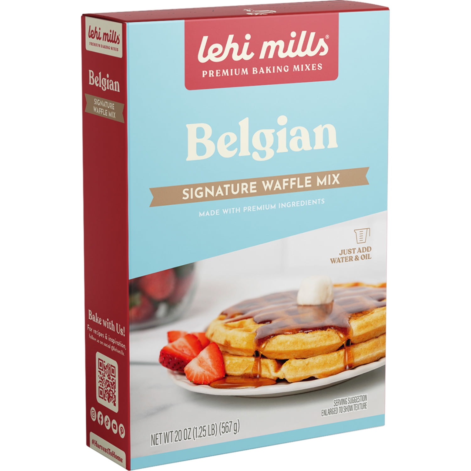 Lehi Mills Belgian Waffle Mix 20 oz - Walmart.com
