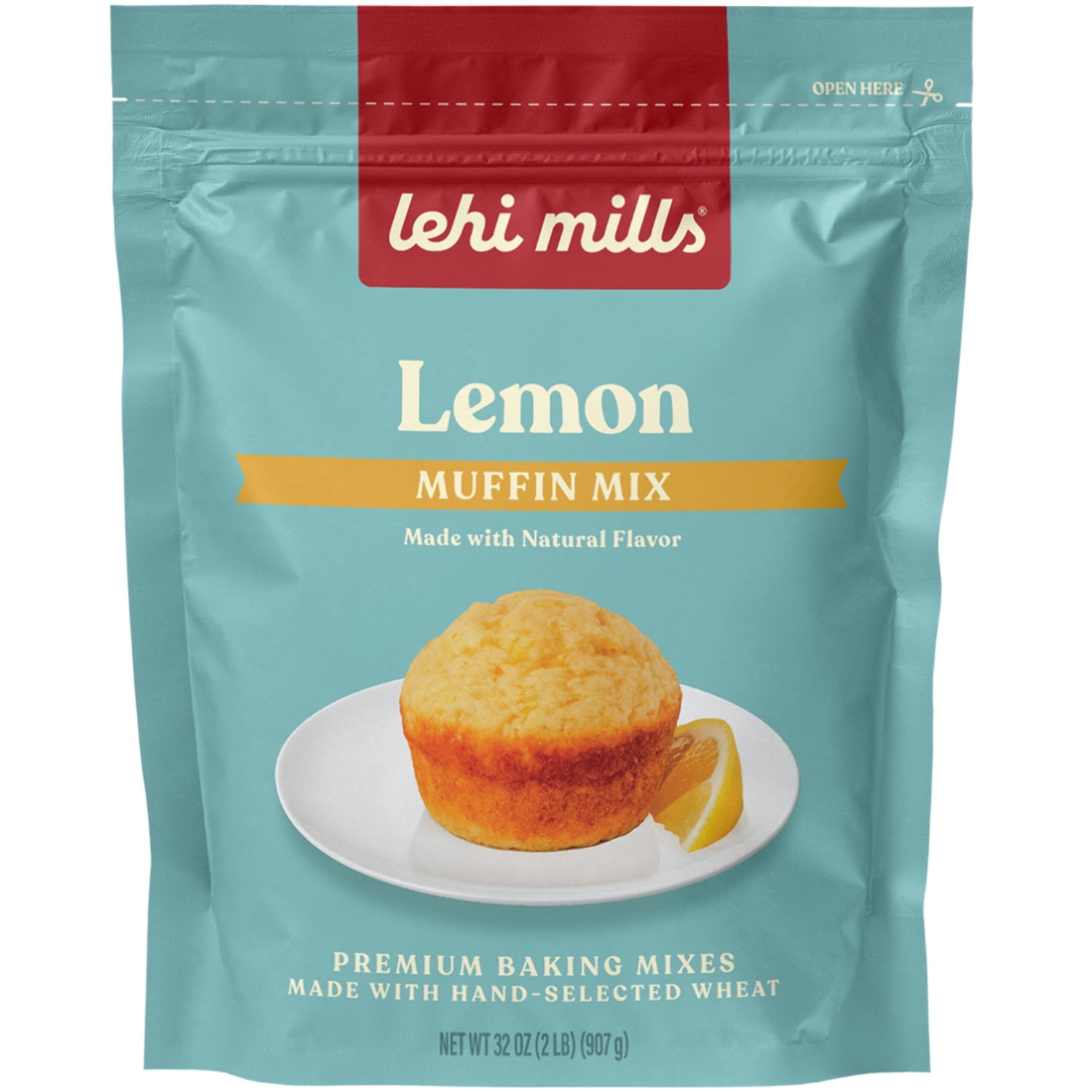 Lehi Mills Lemon Muffin Mix, 2lb Pouch - Walmart.com
