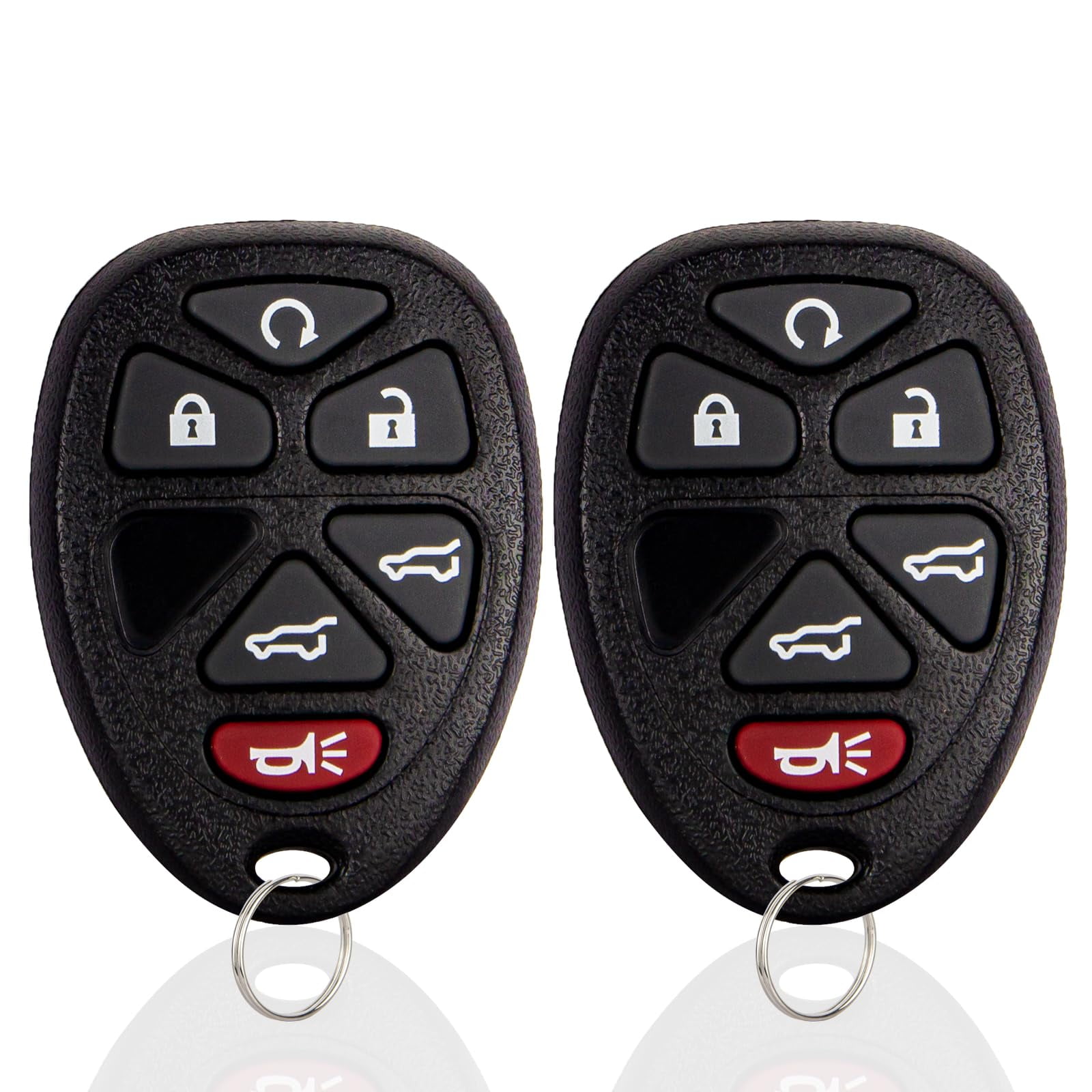 Lehicriar Car Key Fob Keyless Entry Remote 6 Button Compatible with Chevy Tahoe Suburban | GMC ...