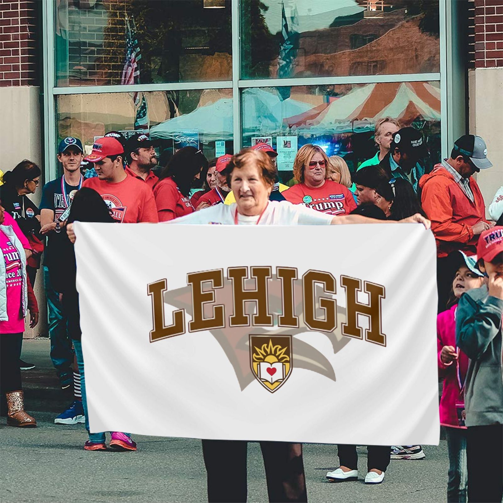 Lehigh University Logo Banner Breeze Flag Outdoor Flags Home Flag ...