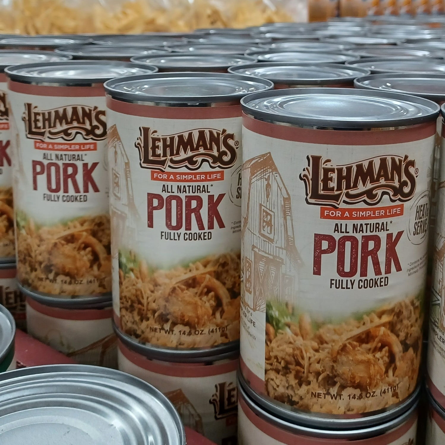 Lehman's All Natural Canned Pork, Ready to Eat for Everyday, Picnic ...
