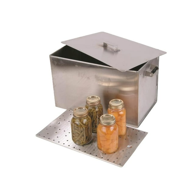 Lehman's Large Amish Made Stainless Steel Stovetop Water Bath Canner ...