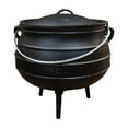 "Lehman's 16"" Cast Iron Camping Kettle Pot - 9 Gallon Dutch Oven with ...