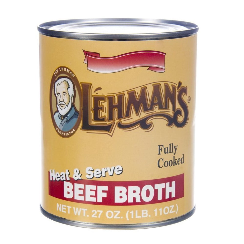 Lehman's Canned Beef Broth for Cooking, Baking and Kitchen Pantry ...