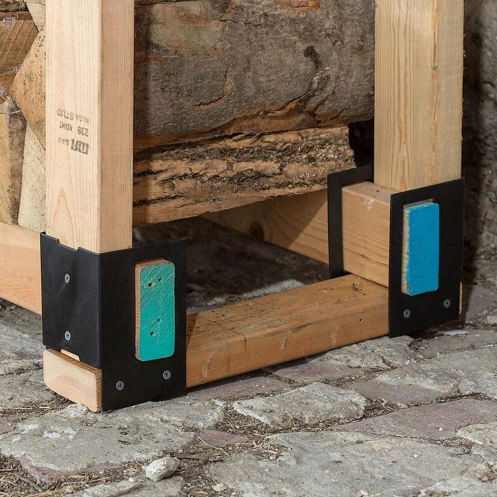 Adjustable Rack Hardware Seymour Stack-It Bracket Set – 4 Heavy-Duty ...