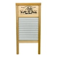 Lehman's Galvanized Steel Manual Washboard, Rub-A-Dub, Wavy, V Crimp ...