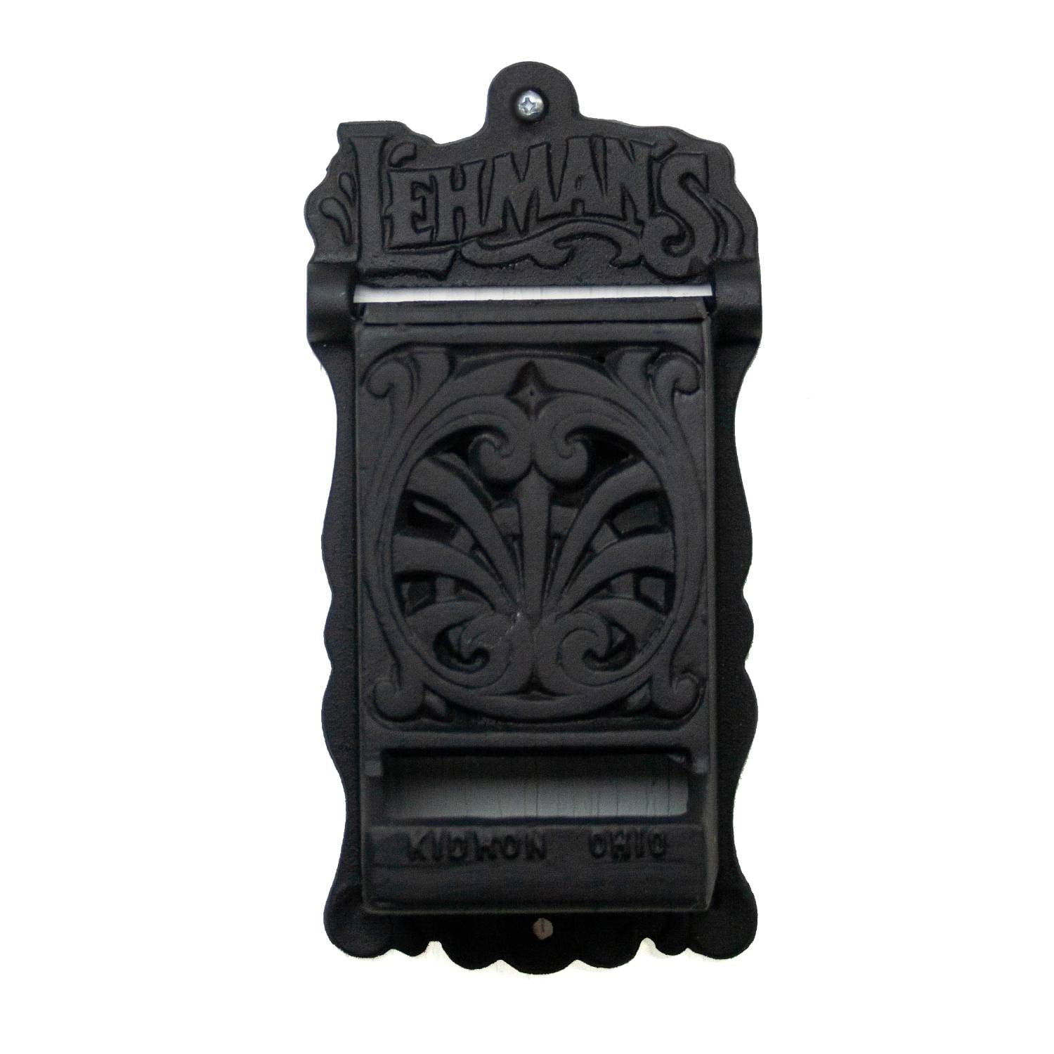 Lehman's Wall Mounted Matchbox Holder, Cast Iron, Vintage Style, Handy ...