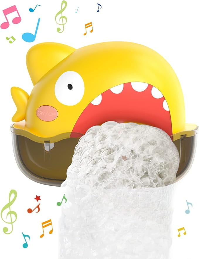 Lehoo Castle Bath Bubble Machine, Automatic Baby Bath Toys, Dinosaur Bathtub Bubble Maker with ...