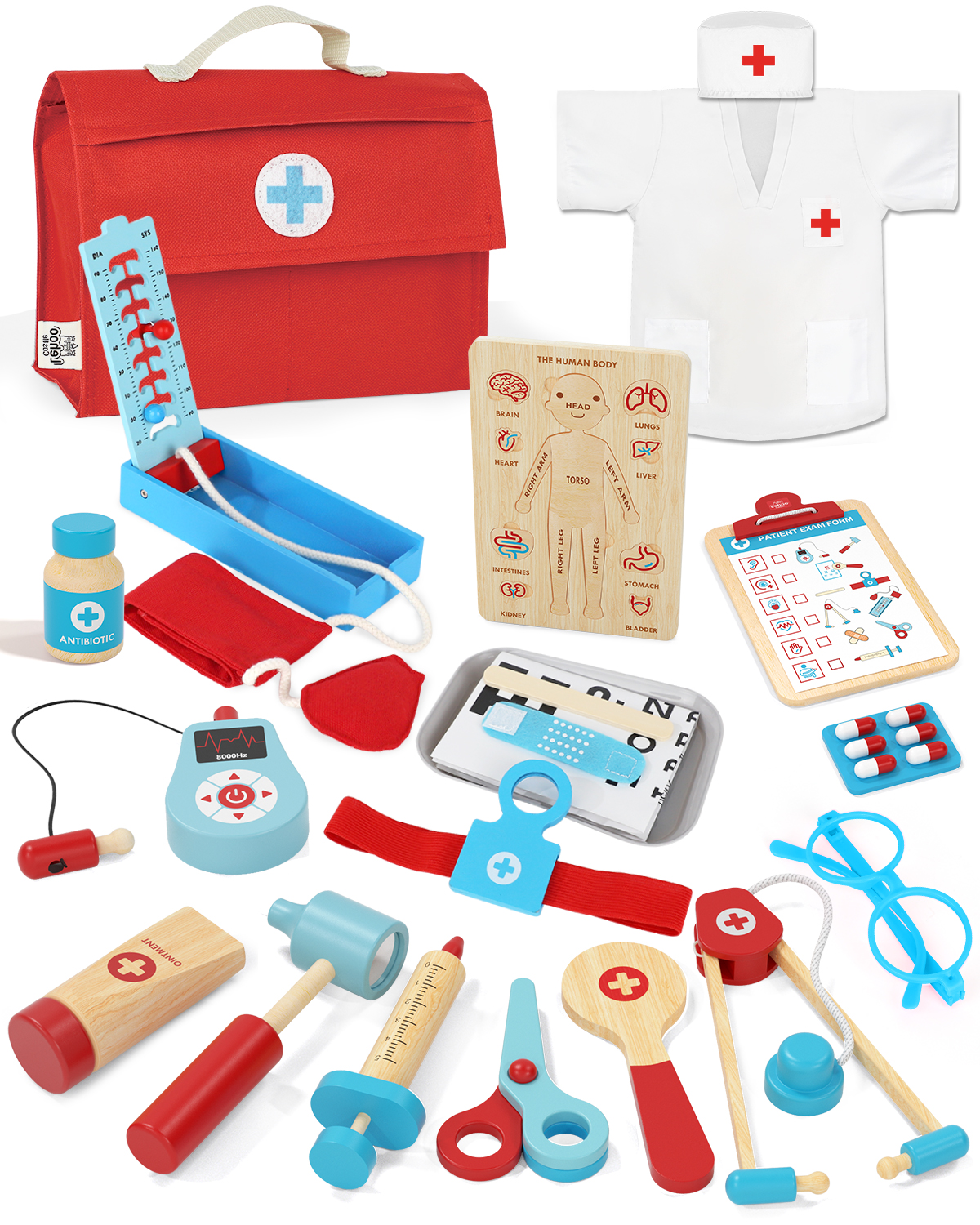 Kid Connection™ Doctor Play Set 8 pc Box - Walmart.com
