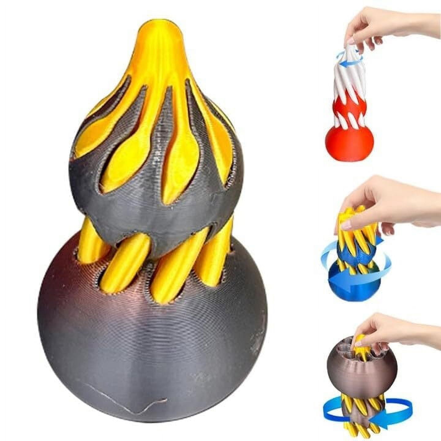 Lei Gourd Spiral Cone Fidget Toy,3D Printed Fidget Toys,3D Printed ...