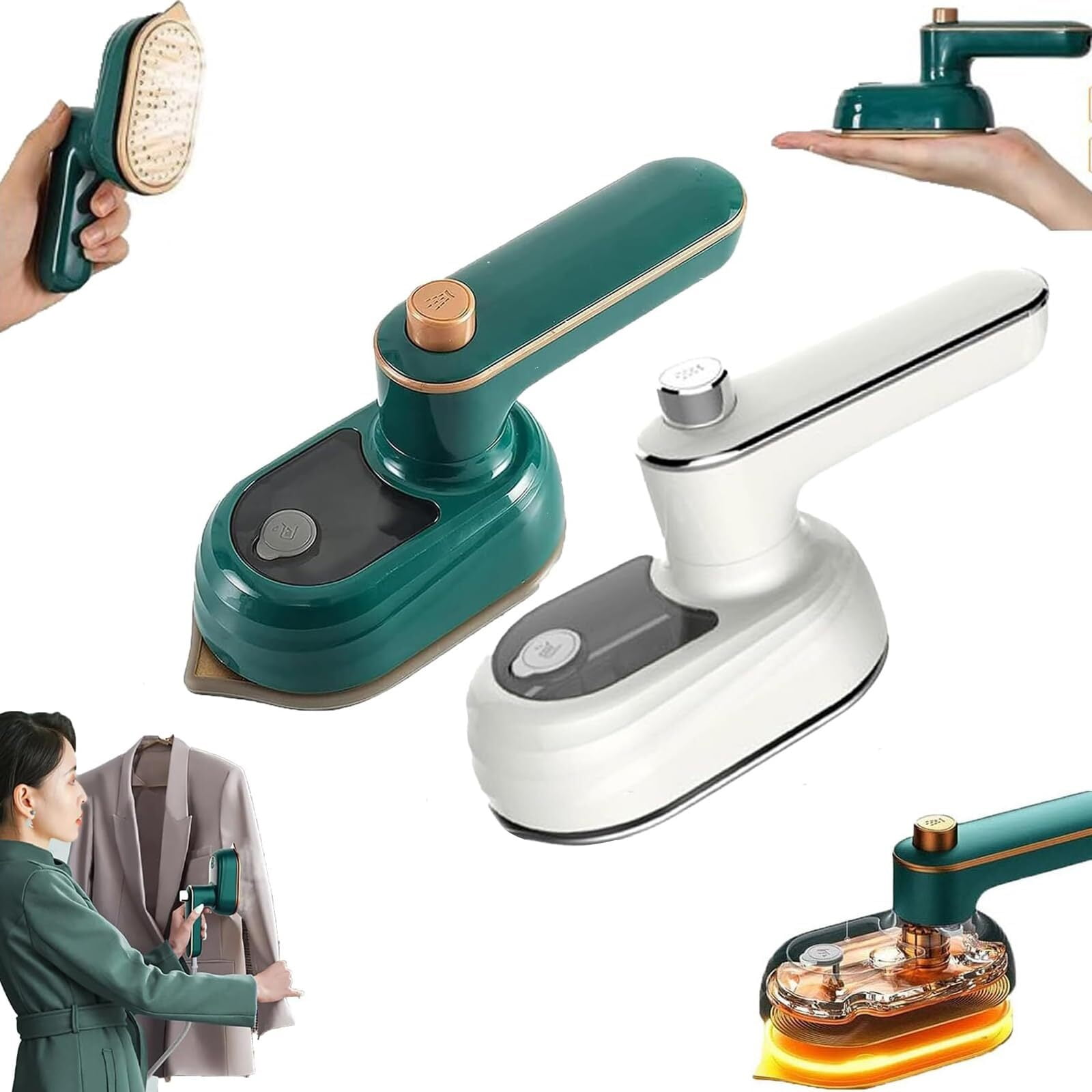 Lei Ironizze Pro, Ironizze Pro Portable Steam Iron, Mini Steam Iron for ...