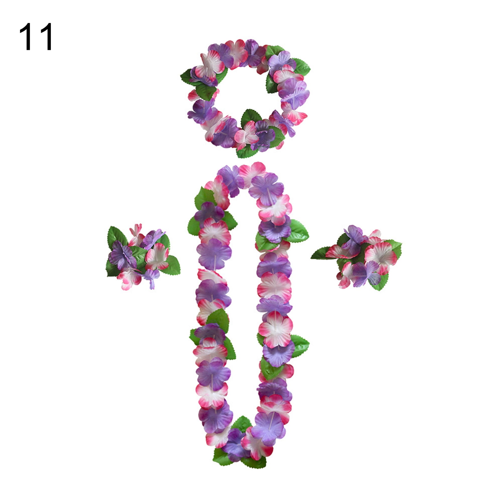 Lei Kit Vibrant Colors Breathable Party Favors Hawaiian Party ...