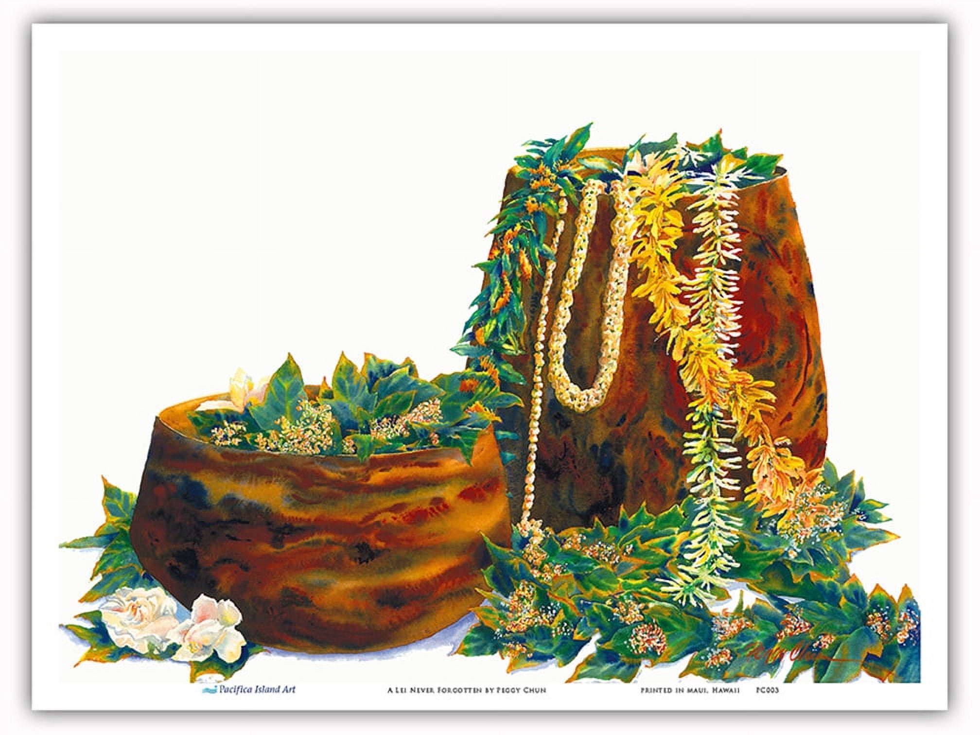 A Lei Never Forgotten - Hawaiian Leis Koa Wood Bowls - From an Original ...