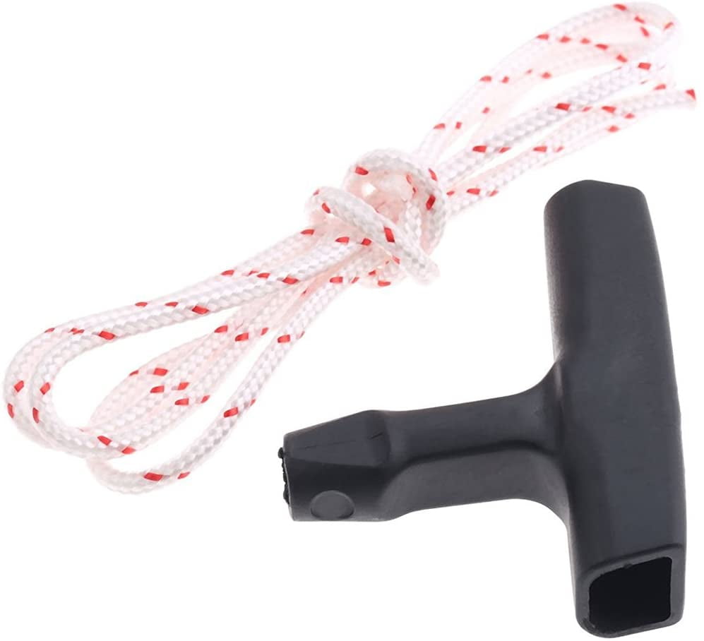 Lei Song 4mm Diameter Pull Cord (6 Feet) and Recoil Starter Handle fit ...