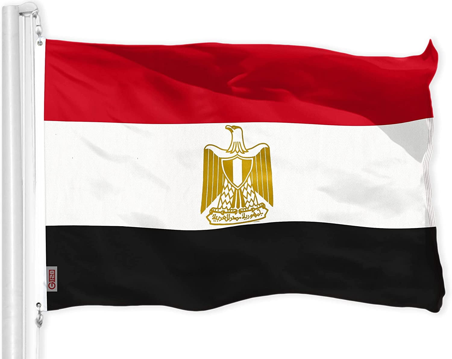 Lei Song Egypt Flag 3x5 Ft LiteWeave Pro Series Printed 150D Polyester ...