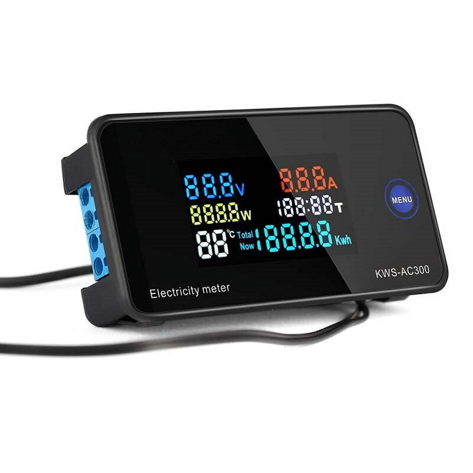 Lei Song KEWEISI AC 50~300V 20A/100A Digital Electricity Meter ...