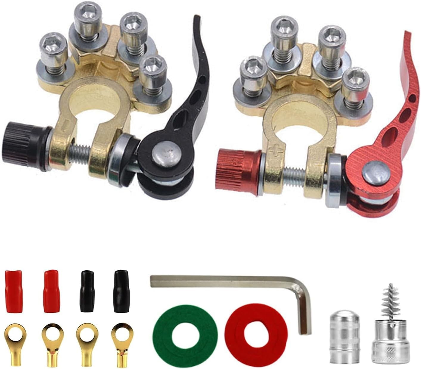 Lei Song Silver Full Set Pcs Cable Terminal Connector Kit, Cable ...