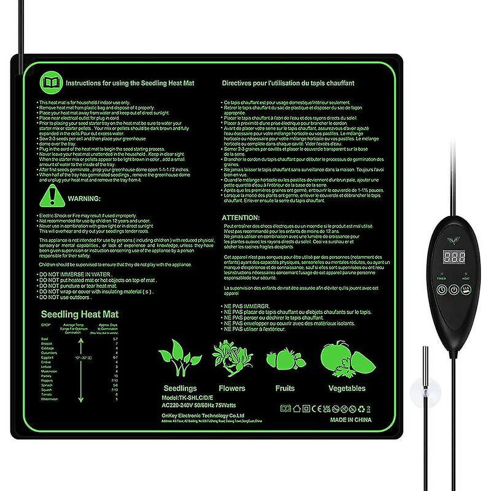 Lei Song Plant Heat Mat with Thermostat Controller Waterproof ...