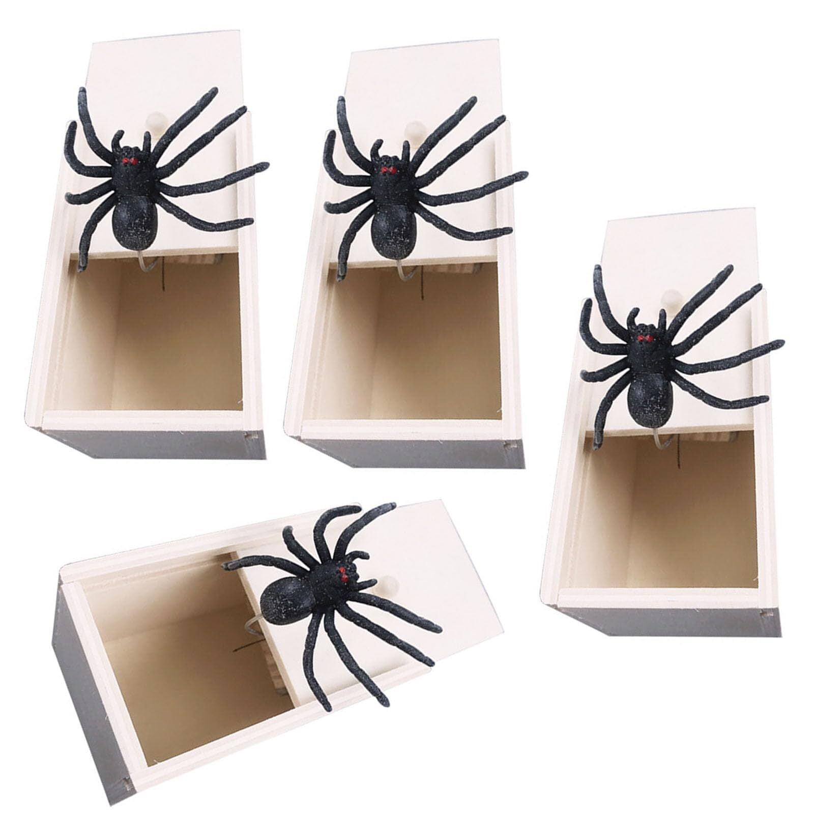 Lei Spider Scare Prank Box, Rubber Spider Trick Box, Fake Spider in a ...
