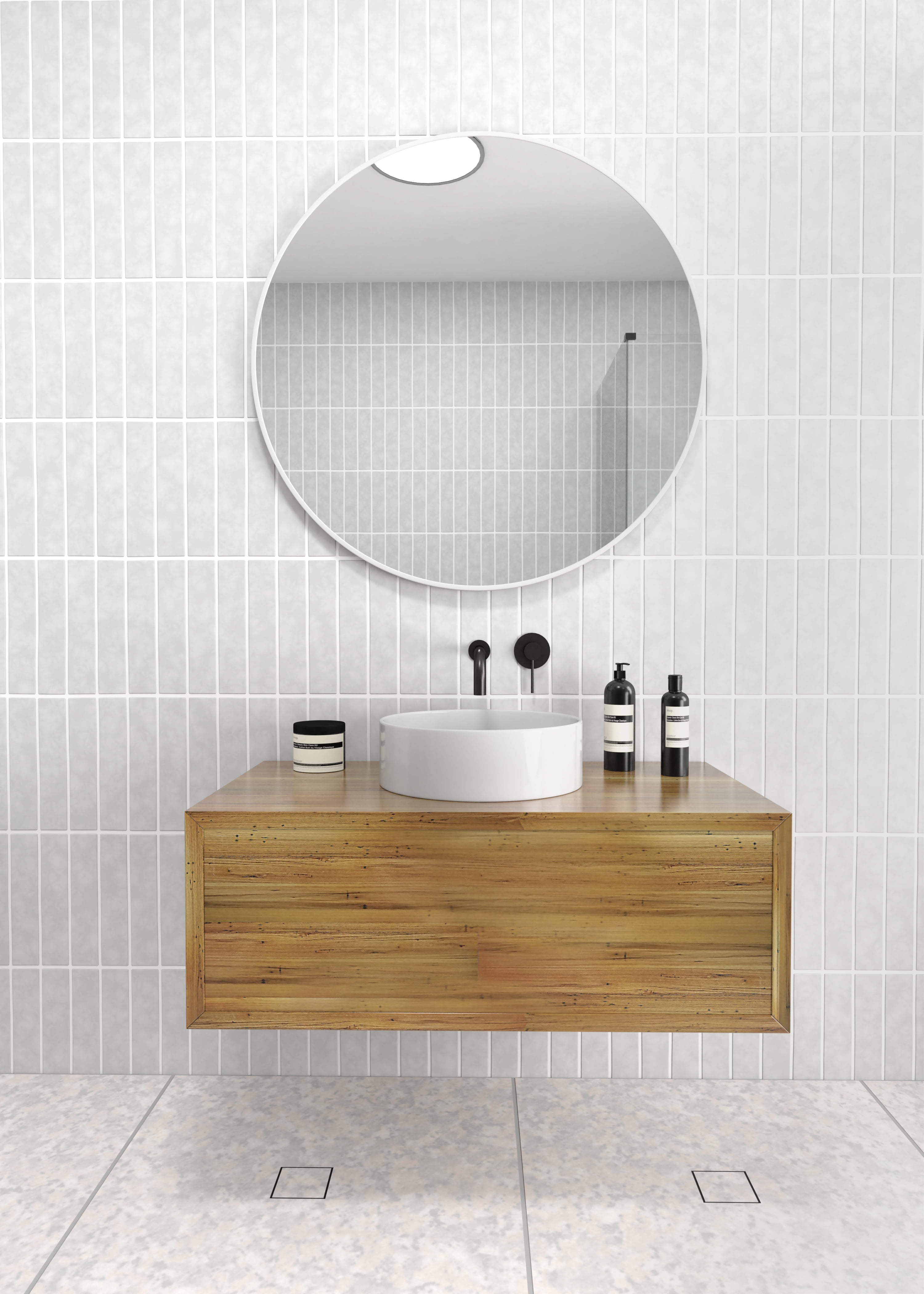 Leia 36 in. Round Mirror - Walmart.com