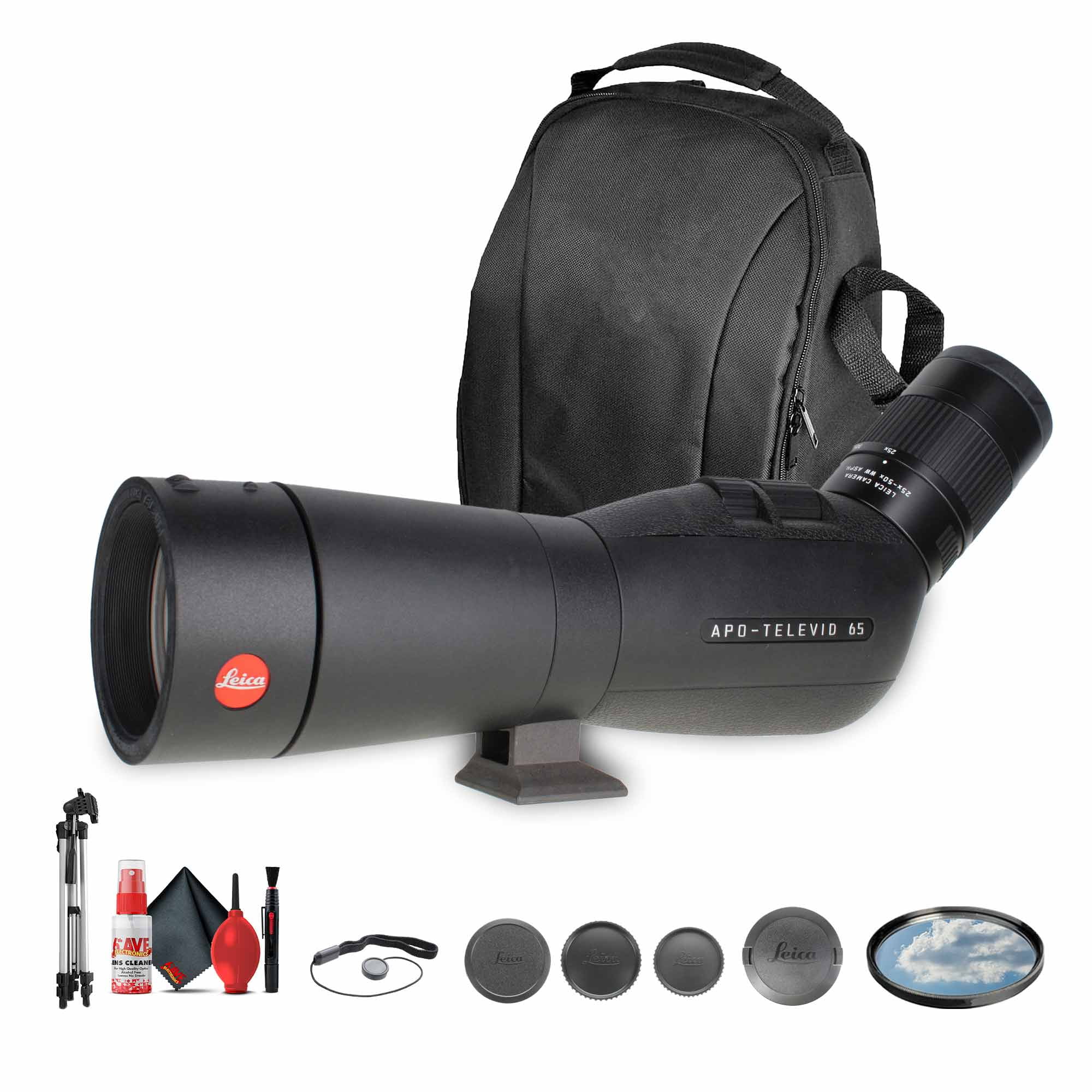 Leica APO-Televid 25-50x65mm Spotting Scope (Angled Viewing) + Tripod ...