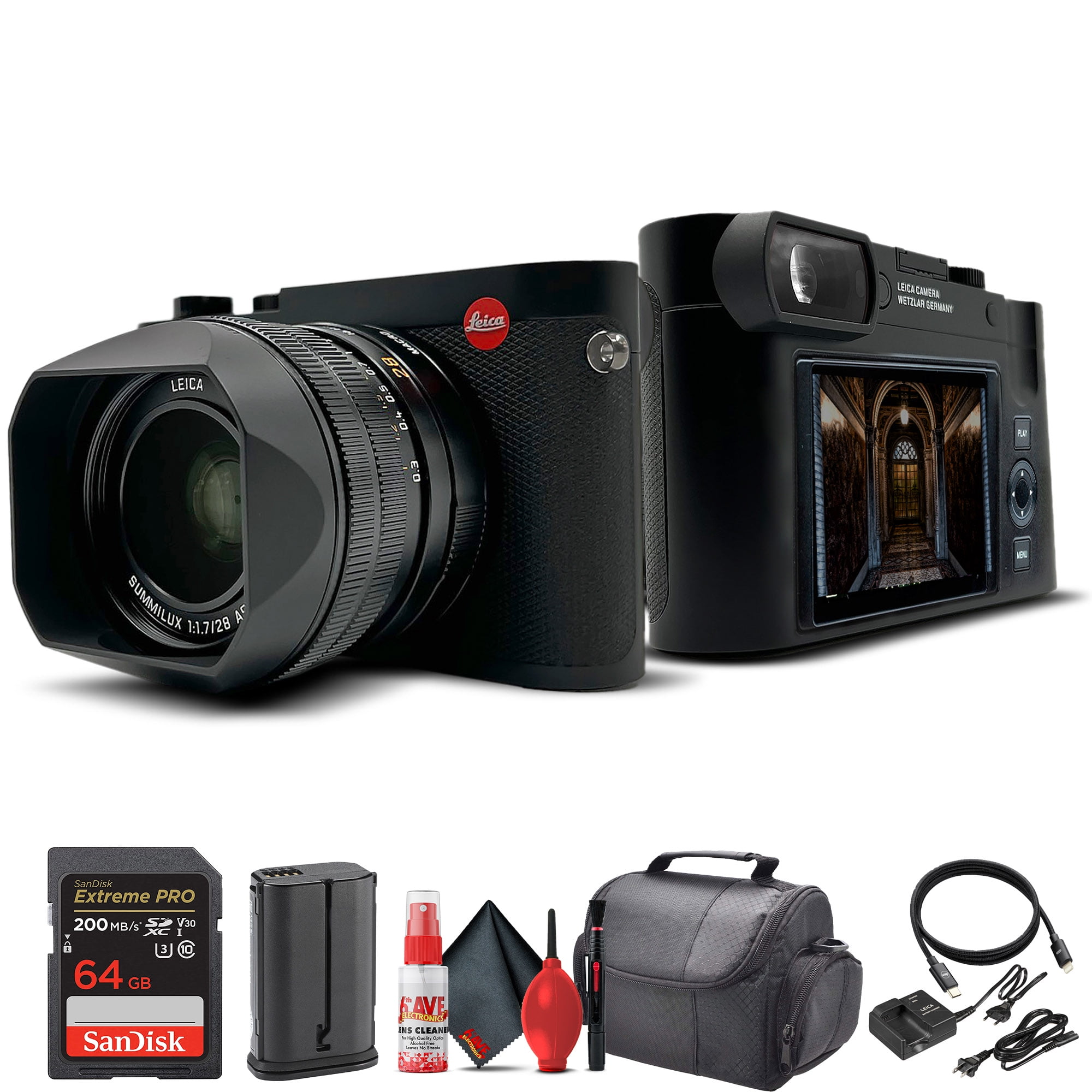 Leica Autofocus Handheld 60 MP DSLR Cameras with Memory Card Bag and ...