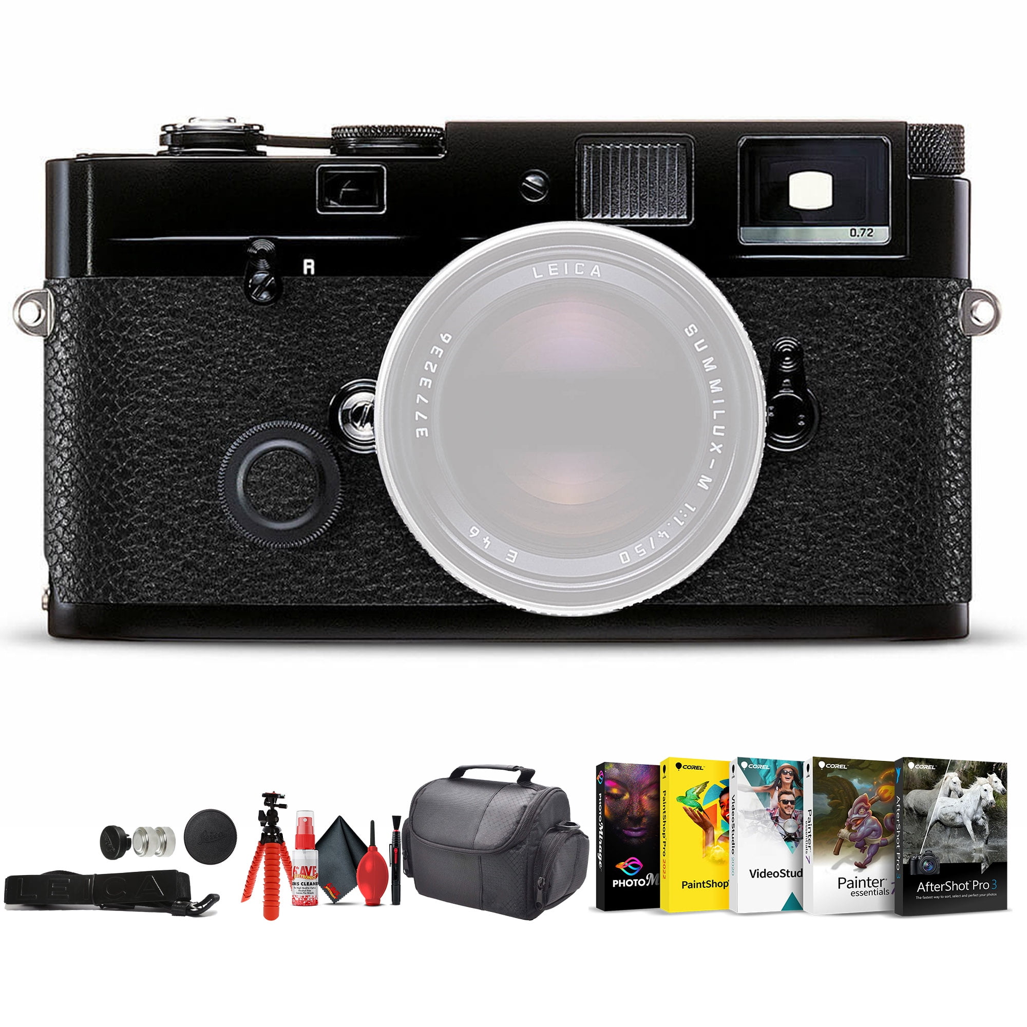 Leica MP 0.72 Rangefinder Camera (10302) + Corel Photo Software + Bag ...