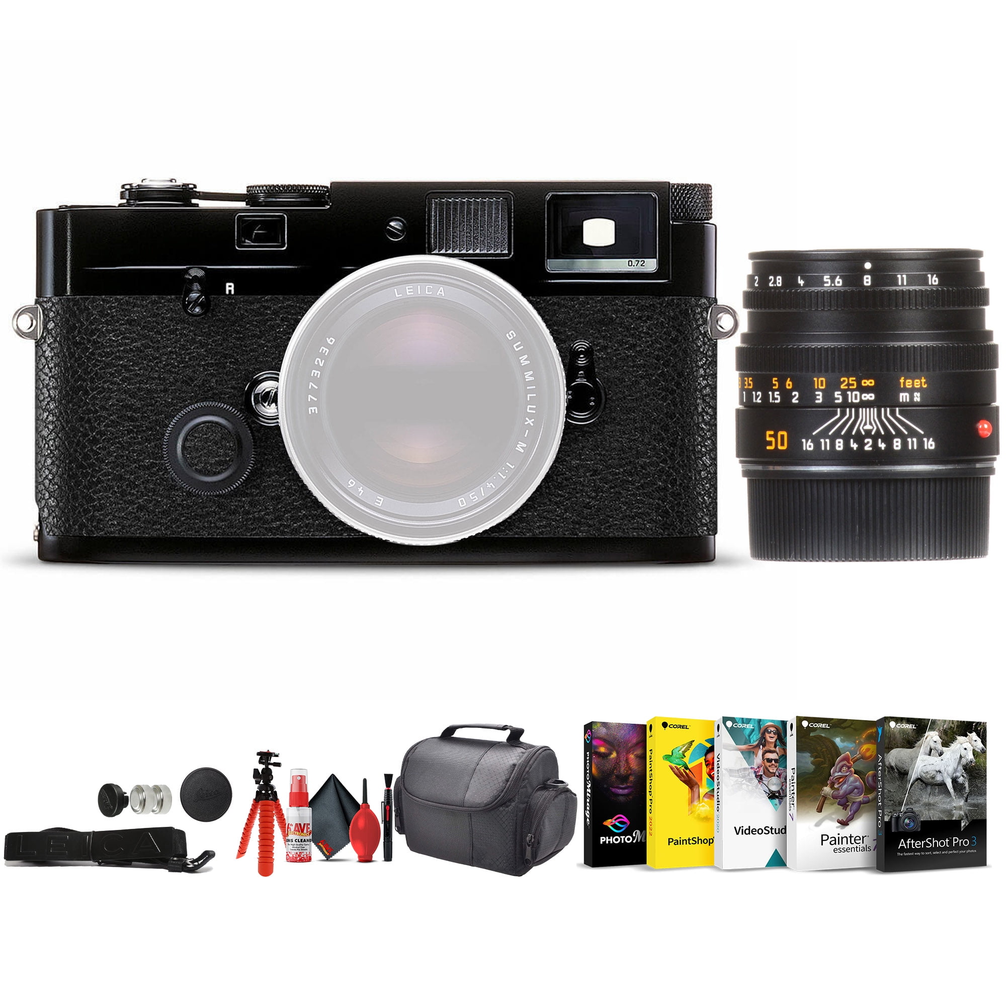 Leica MP 0.72 Rangefinder Camera (10302) + Leica Summicron-M 50mm f/2 Lens + Corel Photo ...