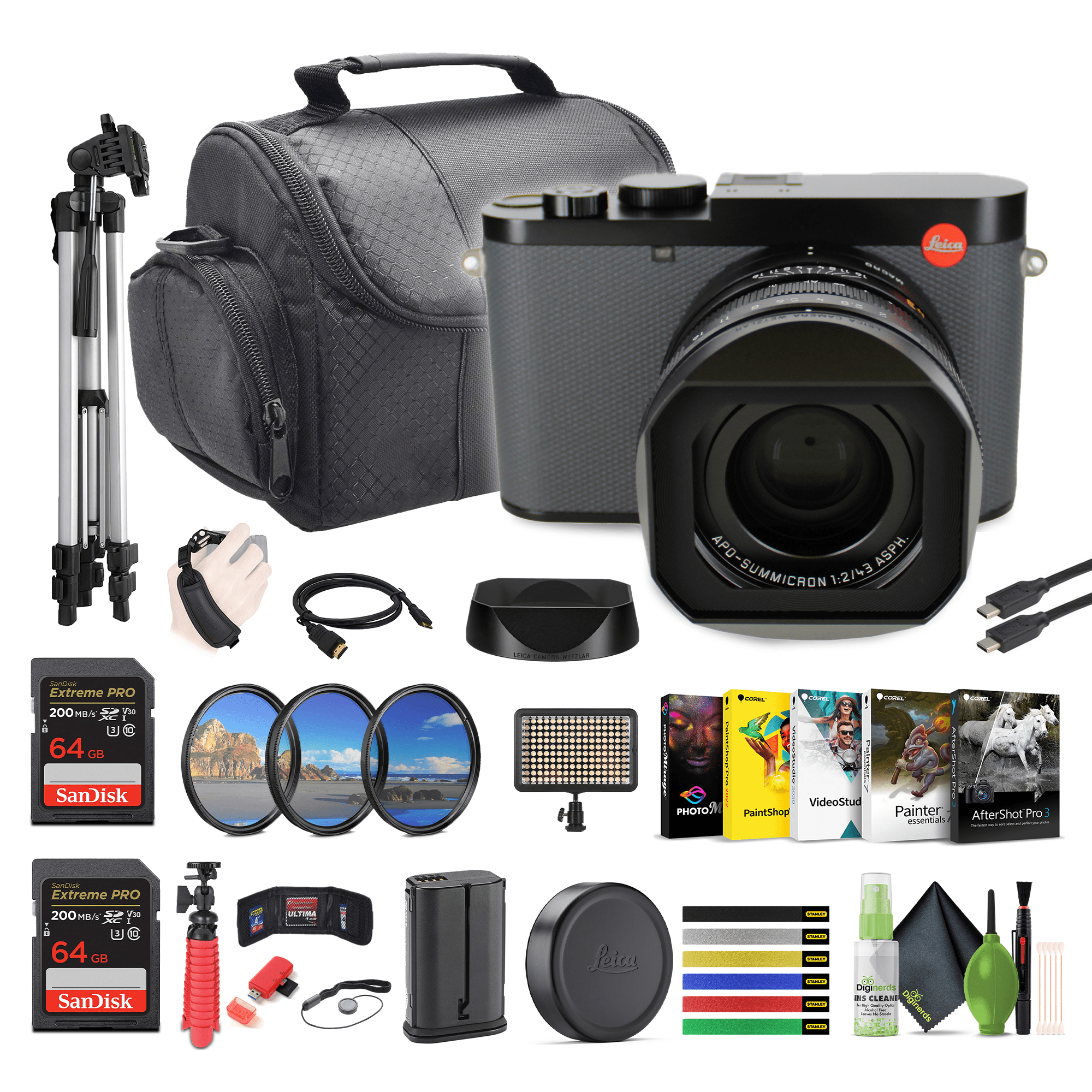 Leica Q3 43 Compact Digital Camera New 60MP Full-Frame BSI CMOS Sensor ...