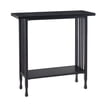 Leick Home 10059 Rustic Slate Tile Hall Console Sofa Table with Shelf ...