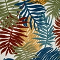 Leick Home Talipot Bright Palm 3' x 5' Rectangle Indoor/Outdoor Area ...