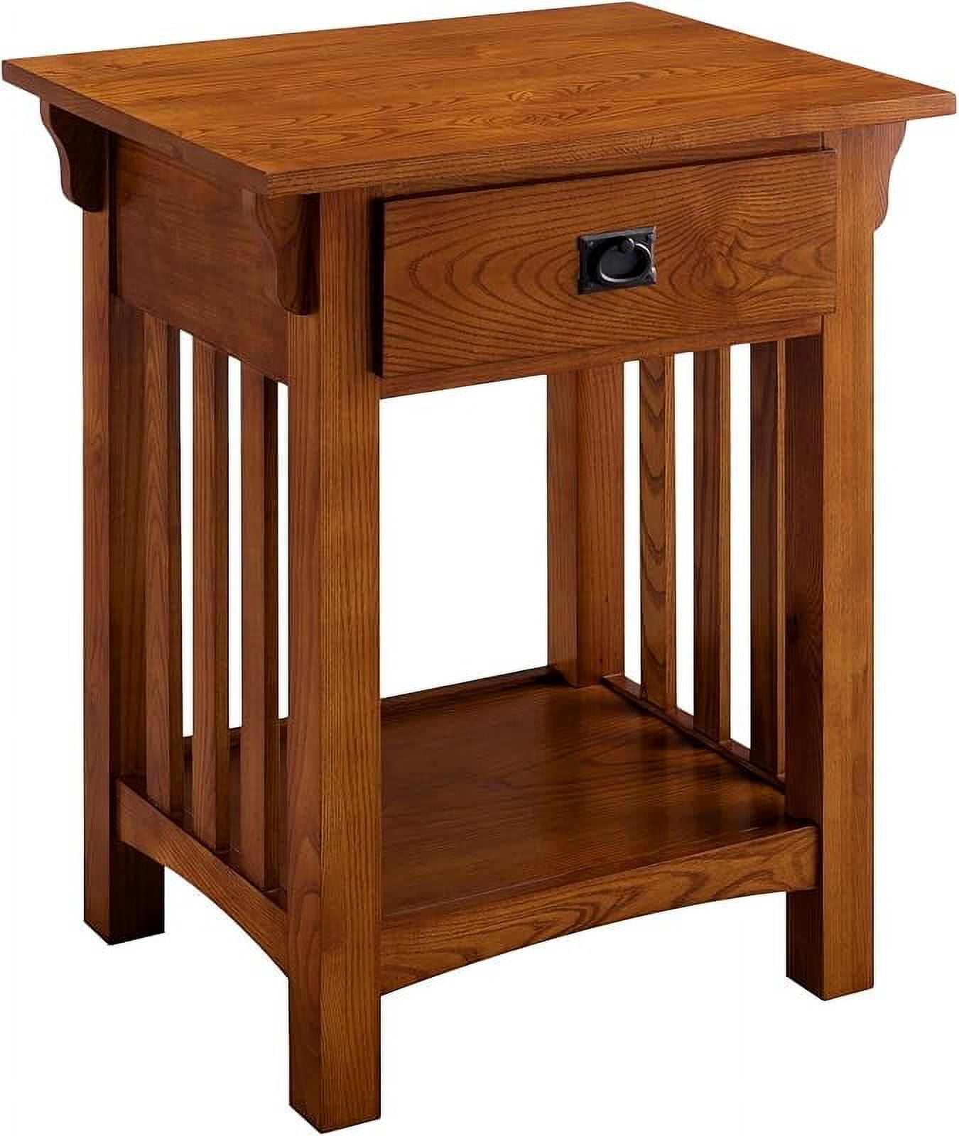 Leick Home 8261 Mission Bookcase Console Table with Drawers, Made with ...