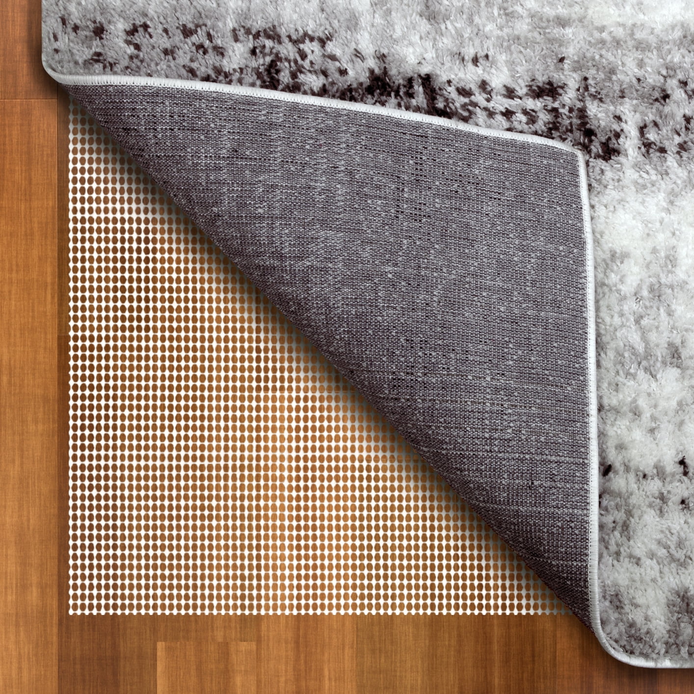Leick Home Ultra-Stop Non-Slip Rug Pad, Slip and Skid Resistant, 5-feet ...