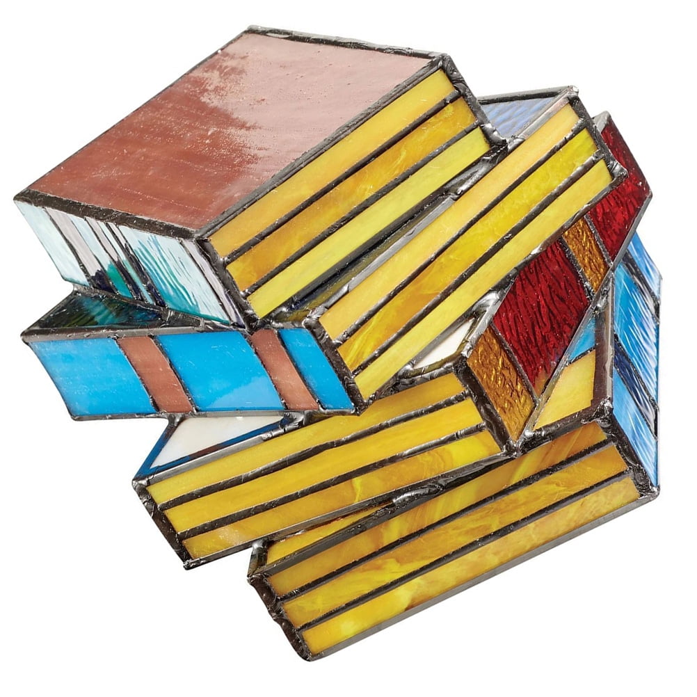 Leifggao Stacked Books Lamp Decorative Table Lamp Bedside Desk Lamp ...