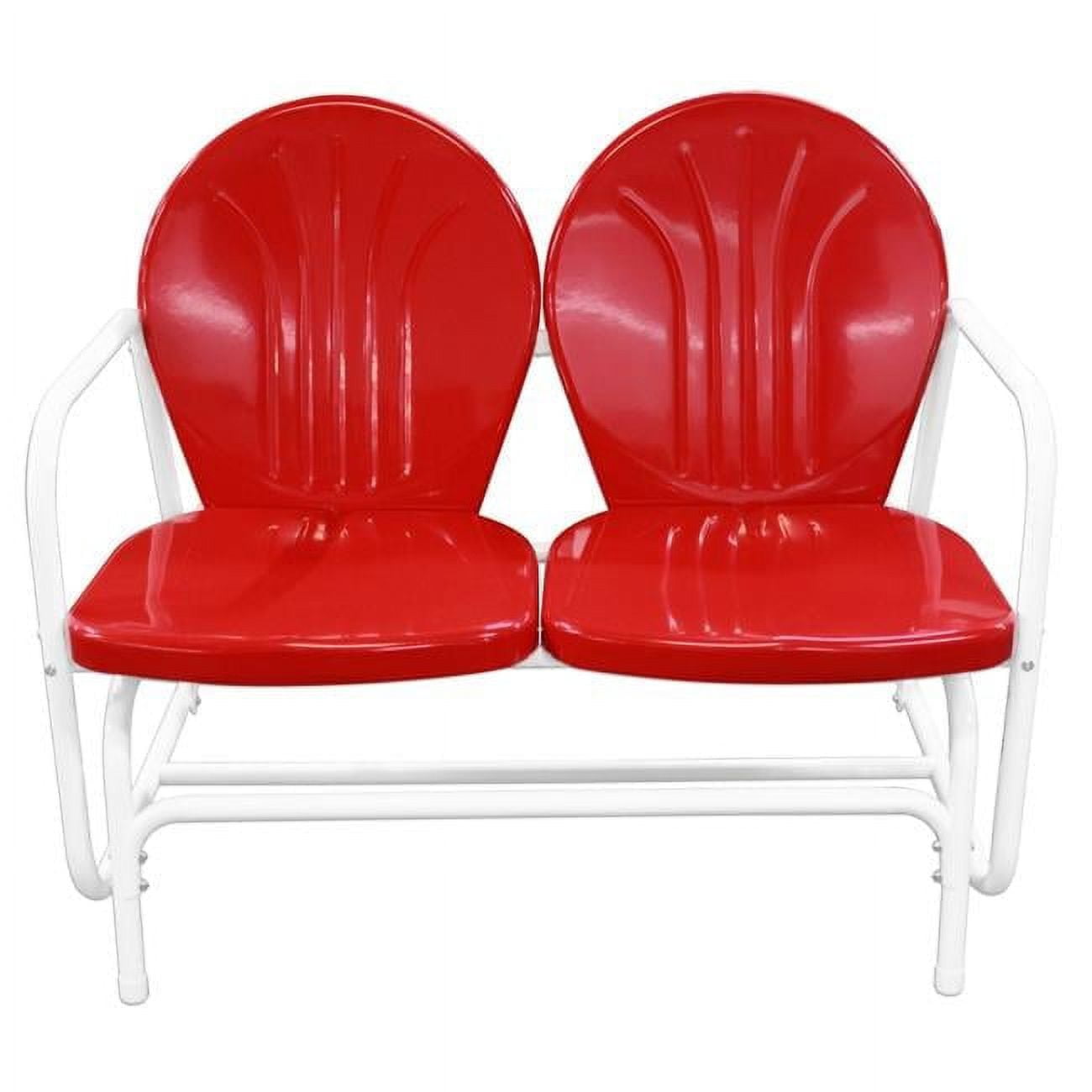 Leigh Country Retro Metal Vintage Outdoor Furniture Patio Double Glider ...