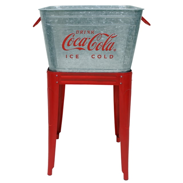 Leigh Country Rectangle Powder Coated Beverage Tub with Stand - Walmart ...