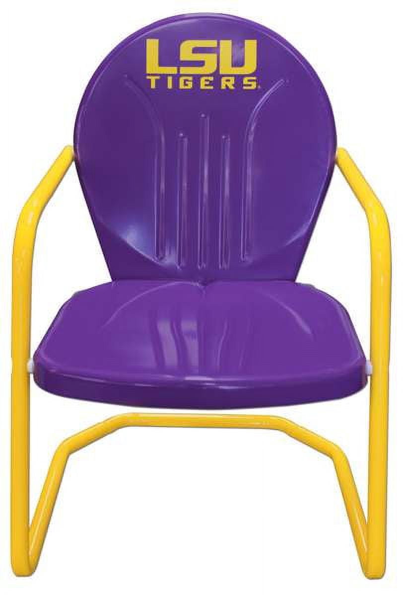Leigh Country Retro Metal Chair -LSU - Walmart.com