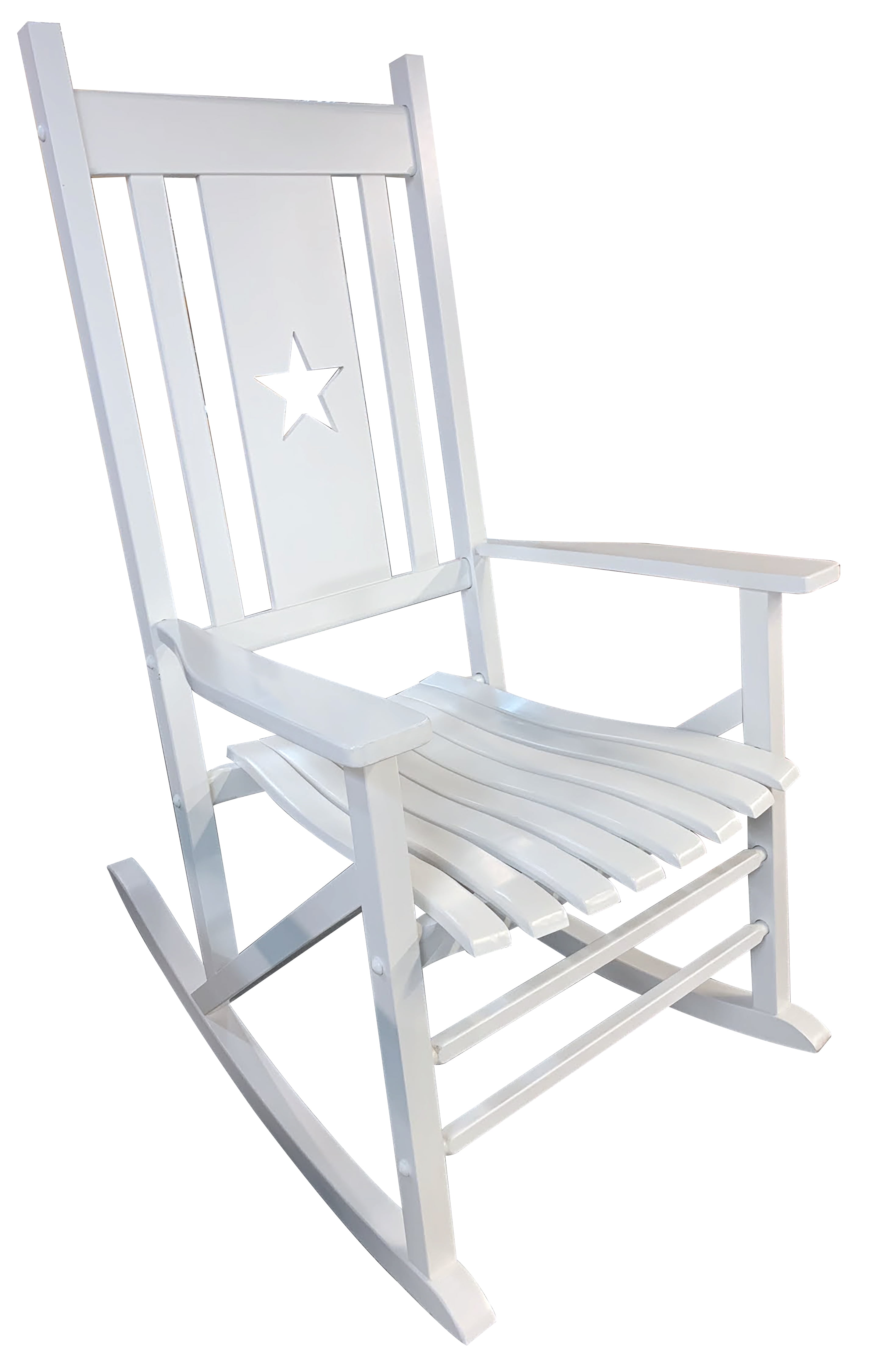 Leigh Country TX 85171 Heartland Adult Outdoor Porch Rocker with Star ...